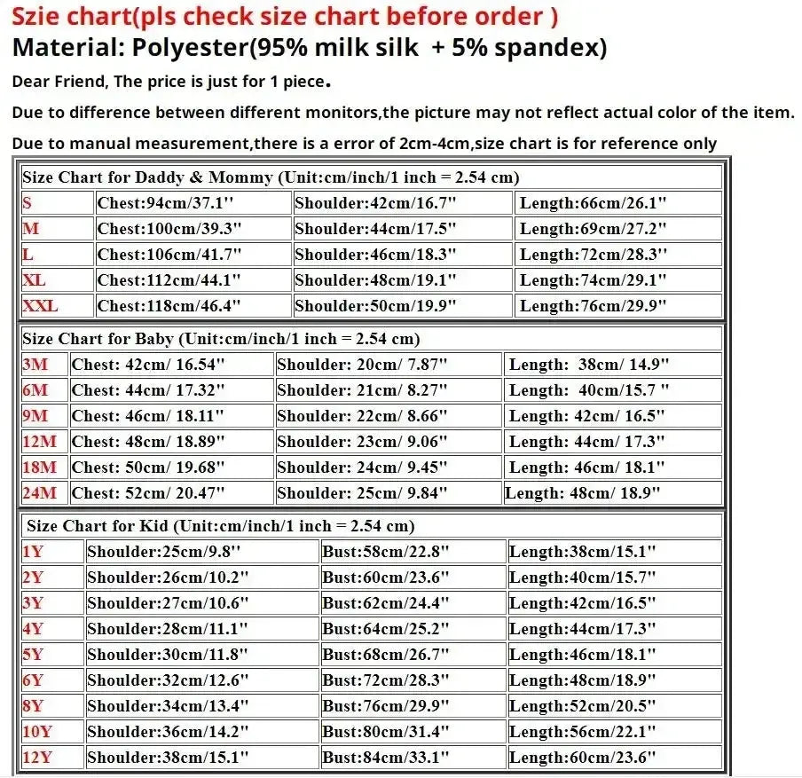 Family Matching 2025 T-Shirt Set for Dad, Mom, Sister, Brother & Baby ...